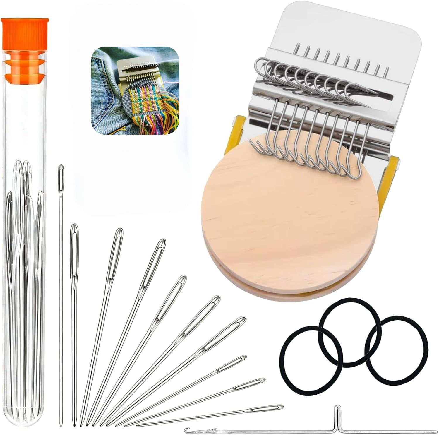 Patchmaker 2.0 Kit, Knitting Kit for Beginners, Portable Patch Darning ...