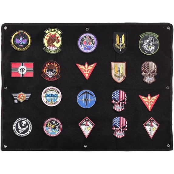 Patchs Display Board Tactical Badge Emblem Display Badge Patch Holder ...