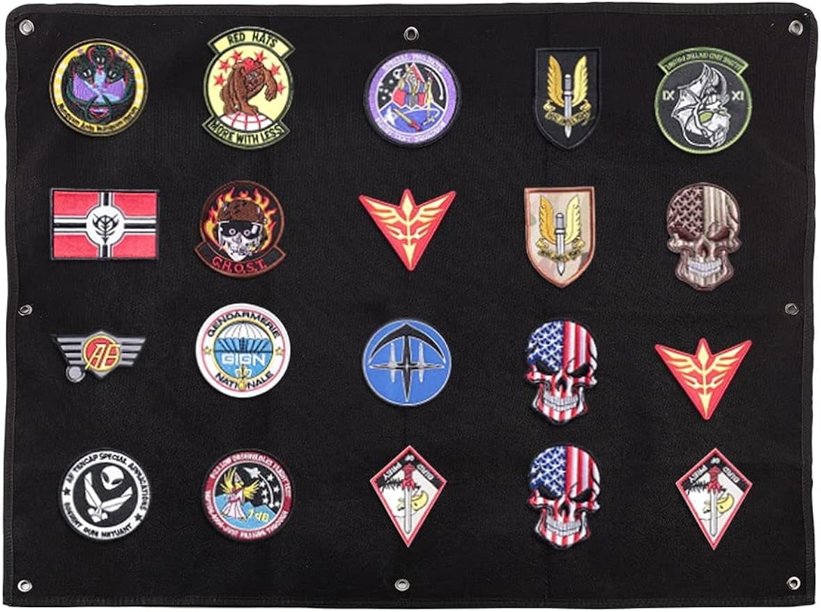 Patchs Display Board Tactical Badge Emblem Display Badge Patch Holder ...