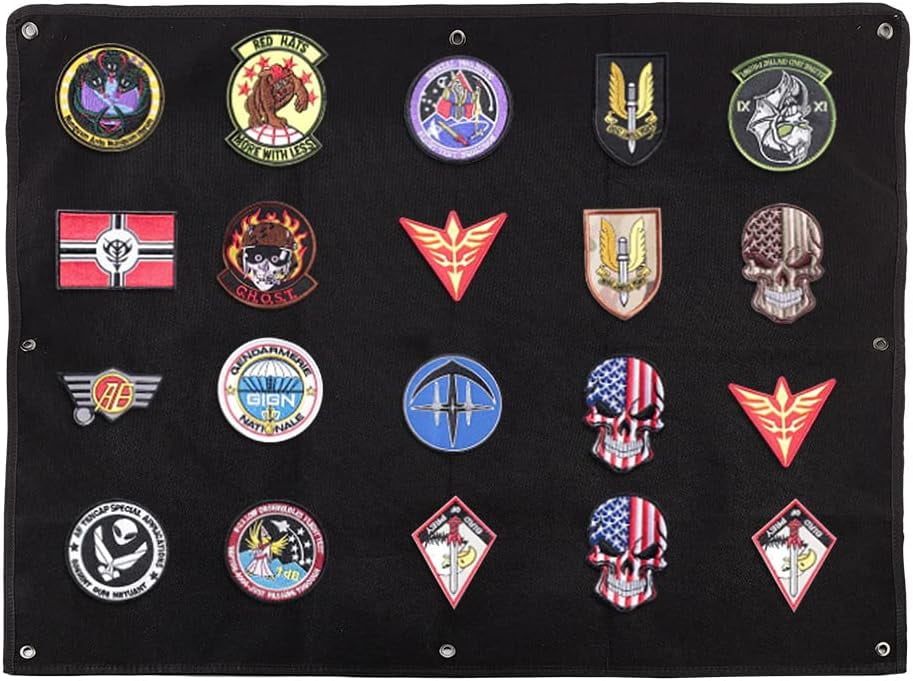 Patchs Display Board Tactical Badge Emblem Display Badge Patch Holder ...