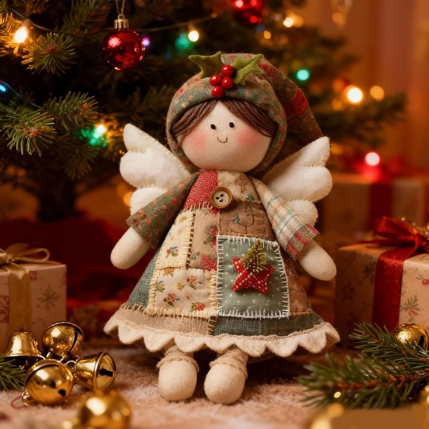 Patchwork Angel Dolls Kits Christmas DIY Patchwork Angel Doll "An Angel ...