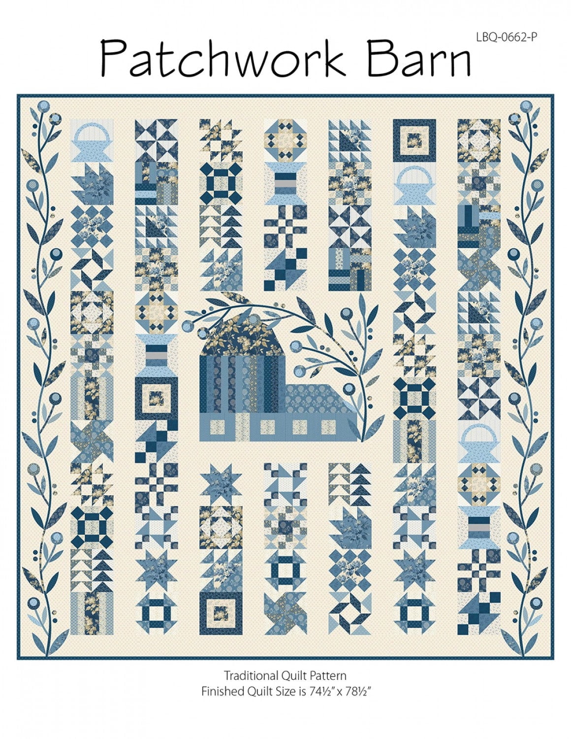 Patchwork Barn Quilt Pattern by Edyta Sitar - Walmart.com