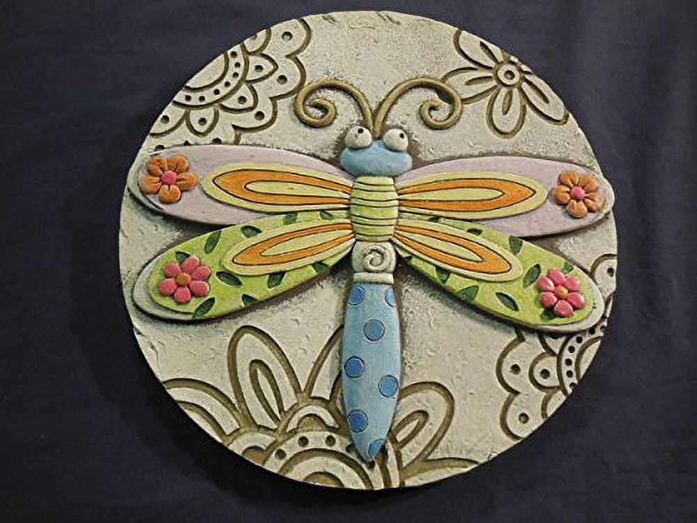 Patchwork Dragonfly Plastic Craft Mold use with Concrete or Cement for ...
