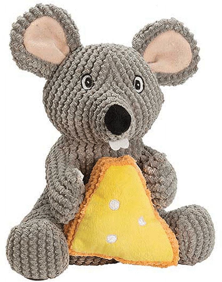 Patchwork Pet Colby The Mouse Dog Toy 10'' Grey - Walmart.com