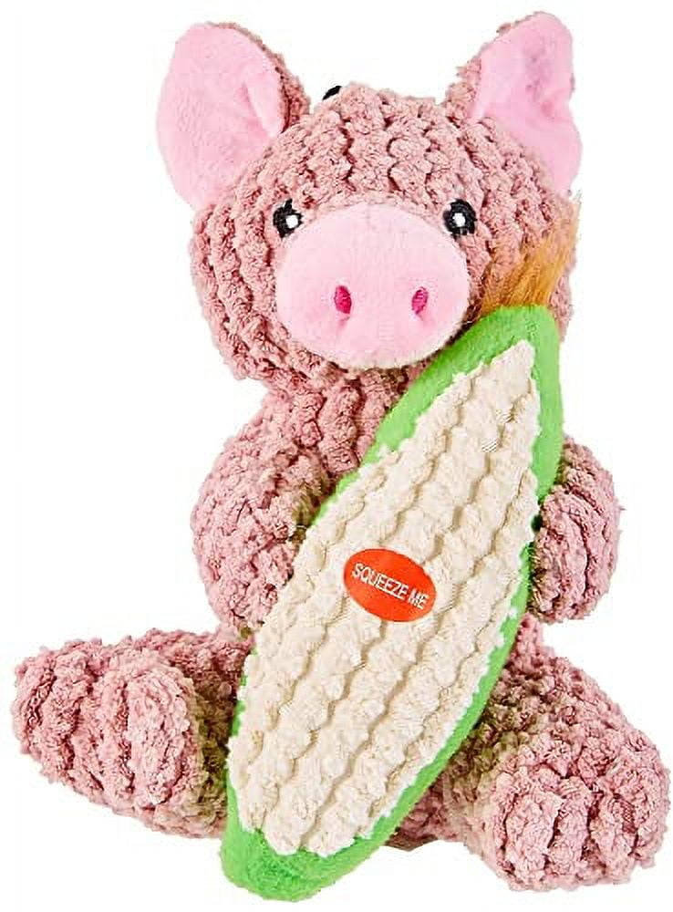 Patchwork Pet Maizey The Pig Premium Dog Toy Plush Detachable 2 in 1 ...