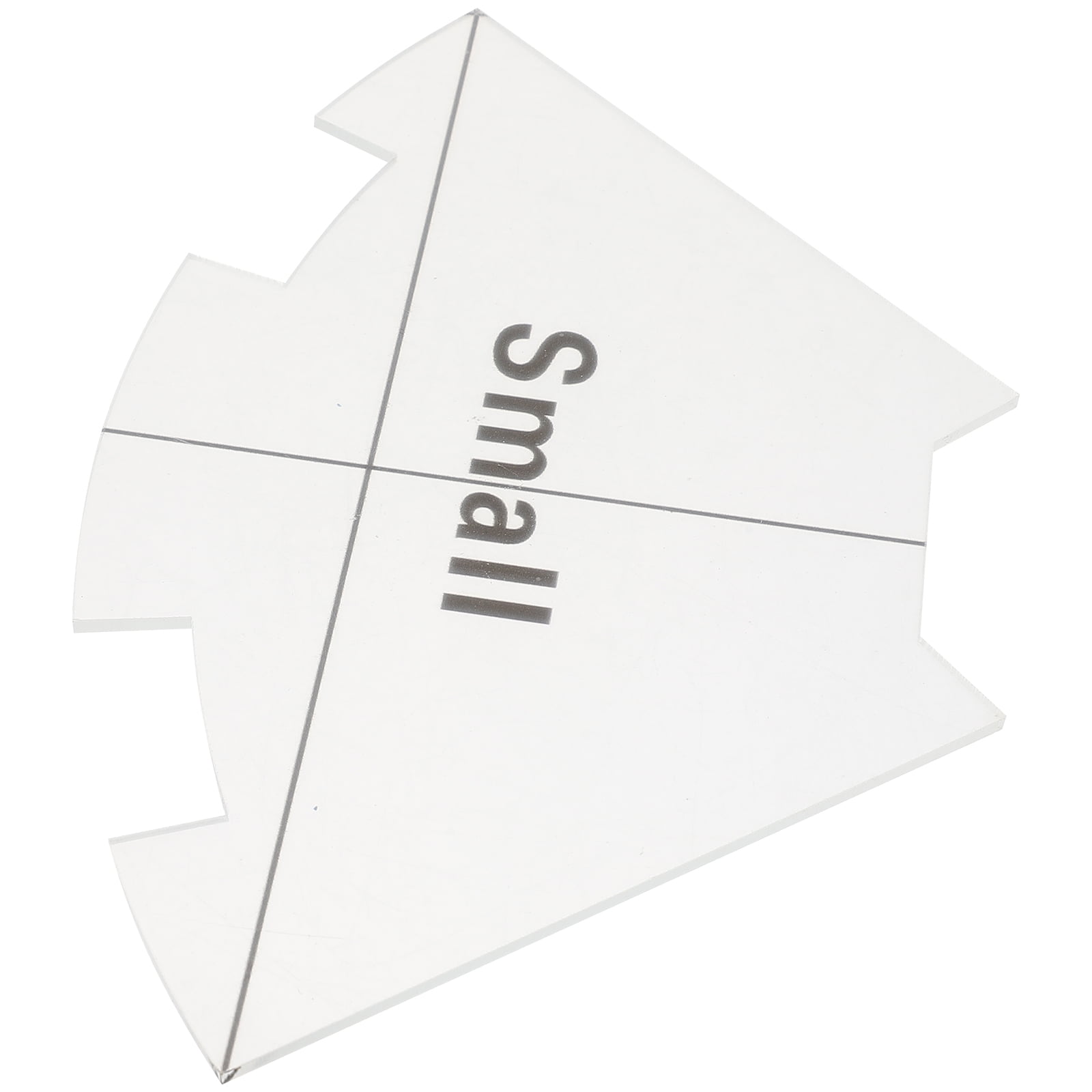 Patchwork Quilting Ruler Clear Triangle Cutting Ruler Plastic Sewing ...