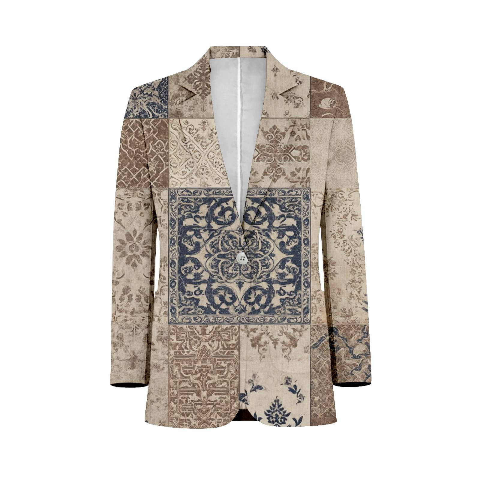 Patchwork Rug Oriental Design Style Customized Men's Suits full man ...