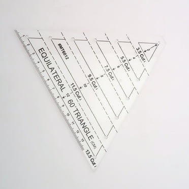 Omnigrid 8" Right Triangle Ruler, Quarter-Square Triangle Quilter's ...