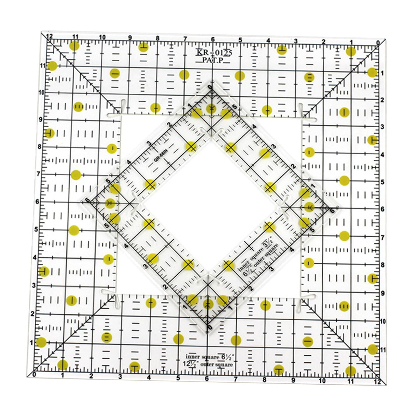 Patchwork Ruler Tool Quilting Templates Acrylic Stencils DIY Hand ...