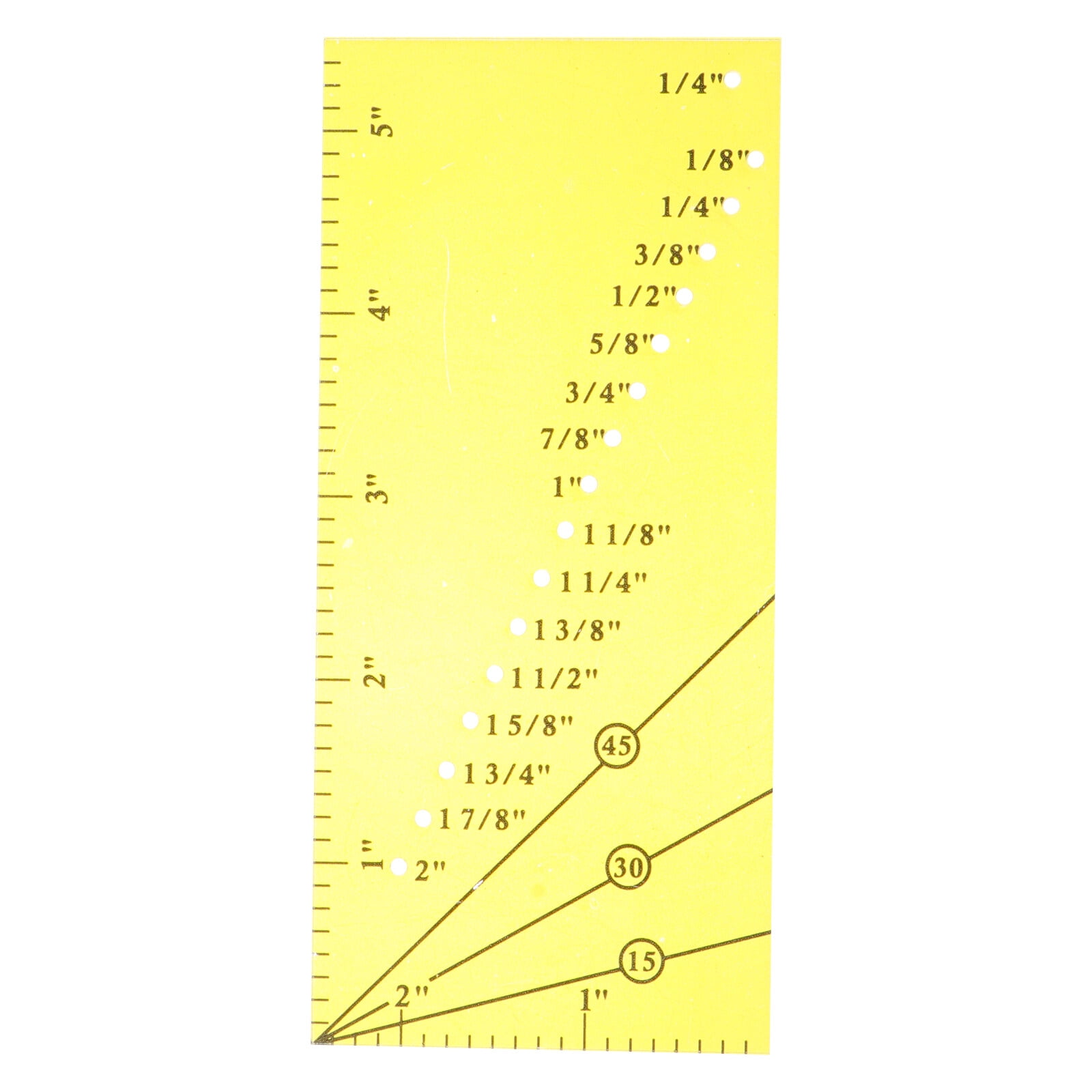 ifundom Sewing Rulers and Guides for Fabric Yellow Plastic 1Set ...