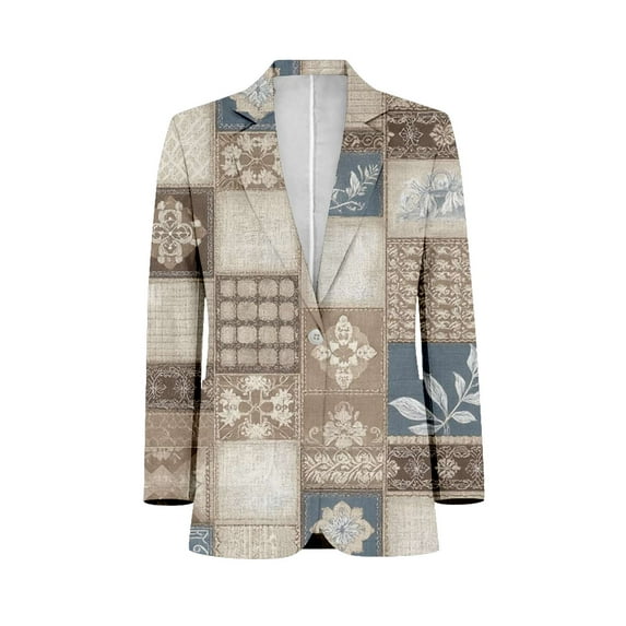 Patchwork Textile Design Neutral Tones Customized Men's Suits full man ...