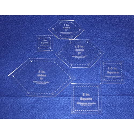 Patchwork of The Crosses 6 Piece Set Templates - 1/8 Inch Thick$$Art ...