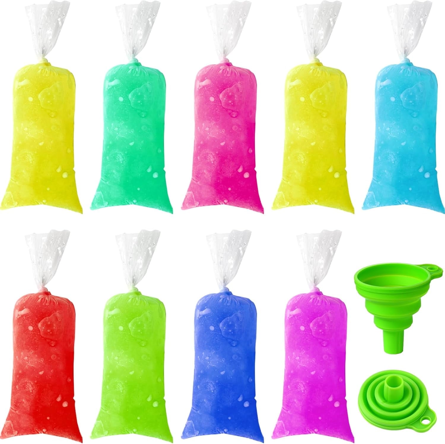 Patelai 100 Pieces Ice Pop Bags 2 x 8 Inch Bolsitas Para Bolis De Hielo ...
