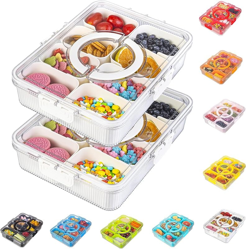 Patent Design Ribbed Snackle Box Container Snack Container Divided ...