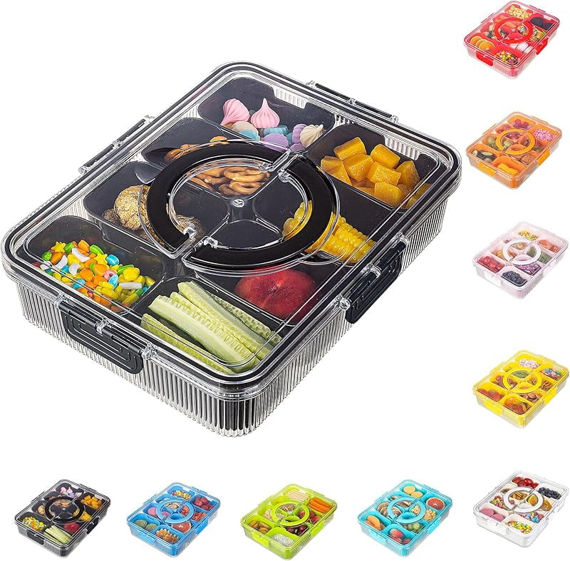 Patent Design Ribbed Snackle Box Container Snack Container Divided ...