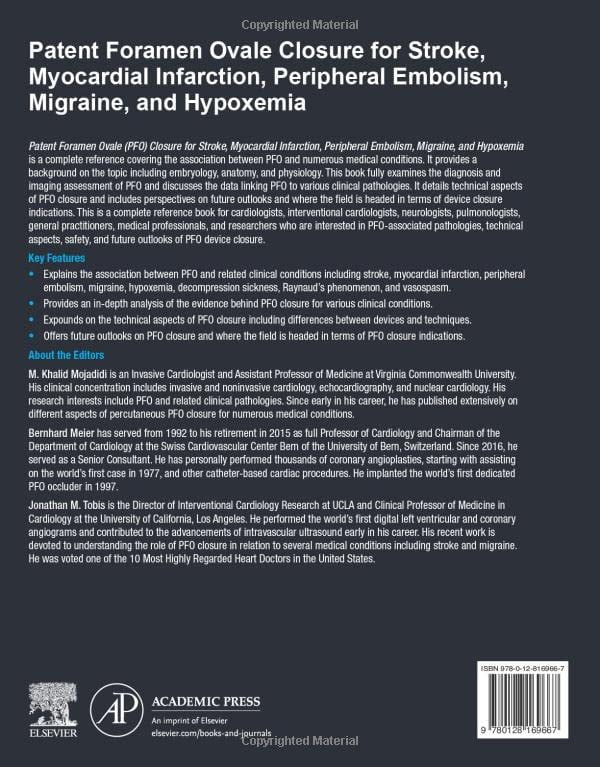 Pre-Owned Patent Foramen Ovale Closure for Stroke, Myocardial ...