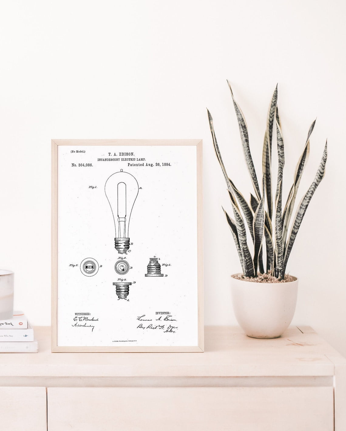 Patent Poster, Light Bulb Poster, Light Bulb Poster, Ediston Lightbulb ...