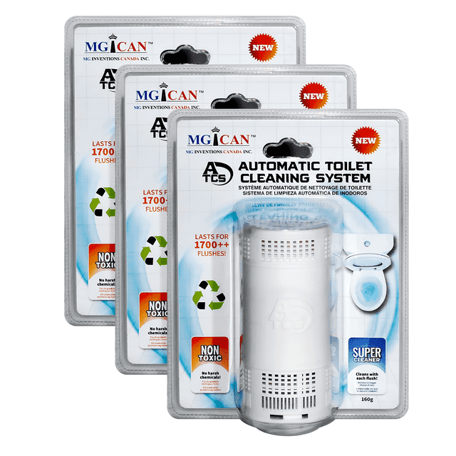 Patented Automatic Toilet Cleaning System( ATCS )| Non-Toxic & Bleach ...