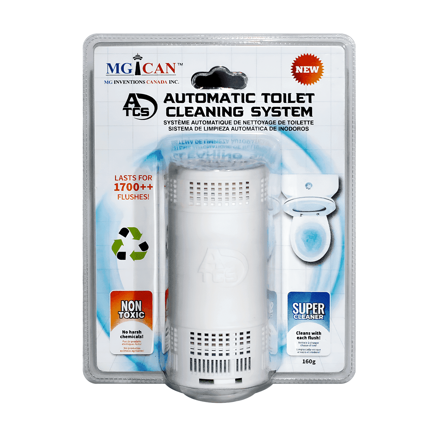 Patented Automatic Toilet Cleaning System(ATCS)| Recyclable & Long ...