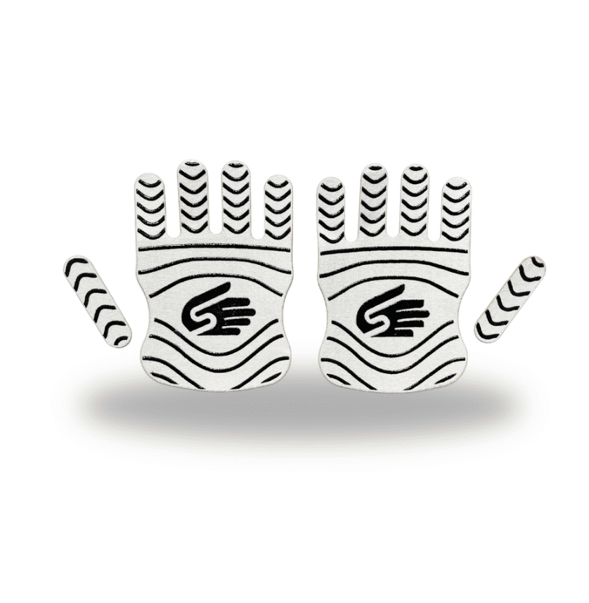 Patented Grip Tape - White-Black Large - 16 Grips - Walmart.com