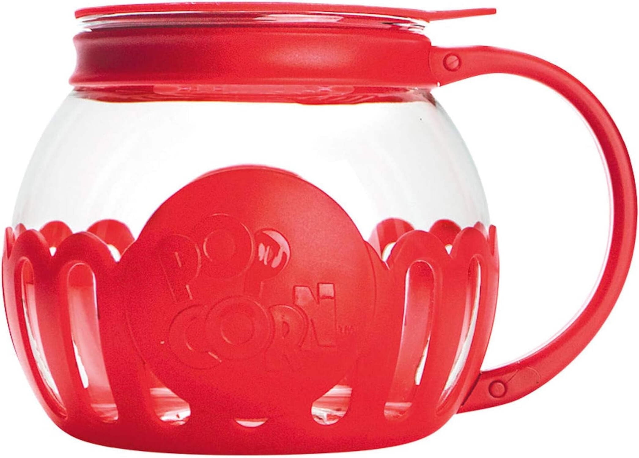 Patented Micro-Pop Microwave Popcorn Popper with Temperature Safe Glass ...
