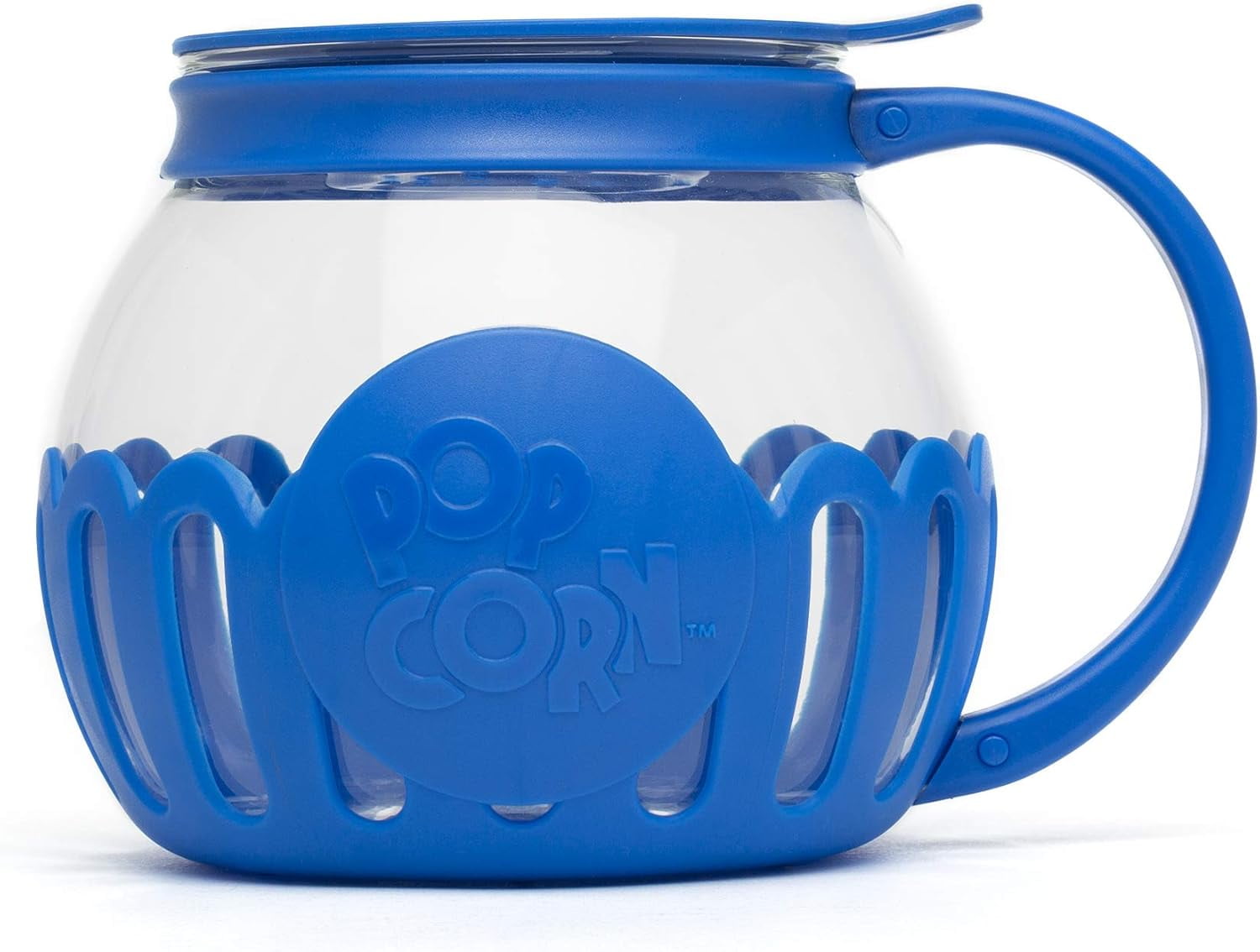 Patented Micro-Pop Microwave Popcorn Popper with Temperature Safe Glass ...