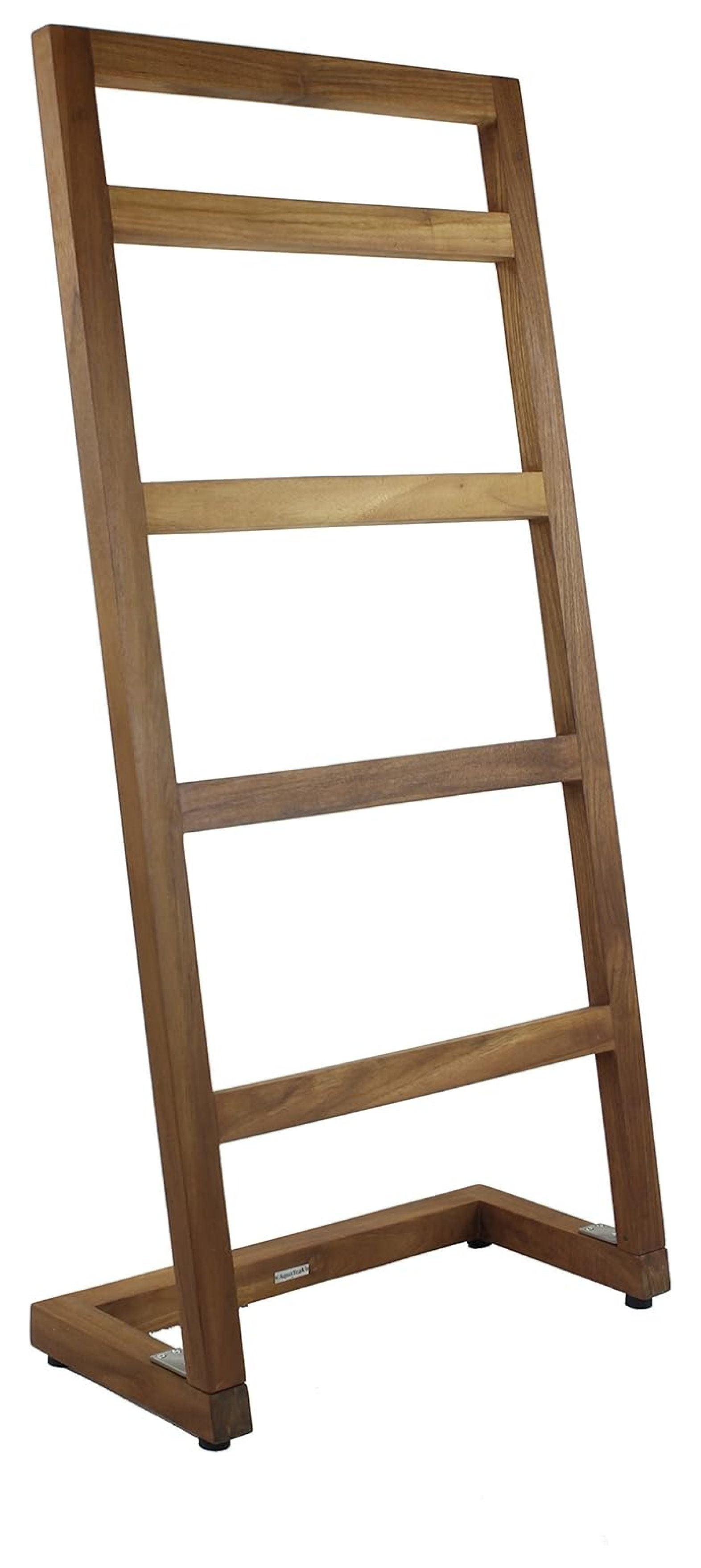 Patented Sula Angled Teak Towel Stand - Walmart.com