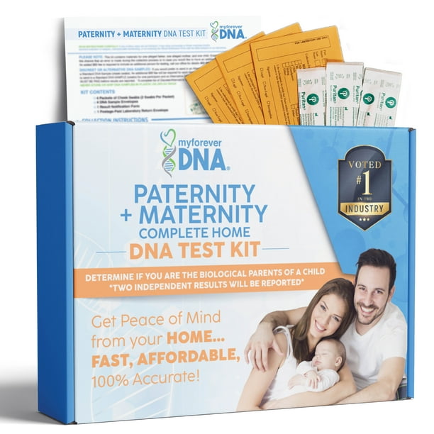 Paternity + Maternity Home DNA Test Kit, All Fees Included - My Forever ...