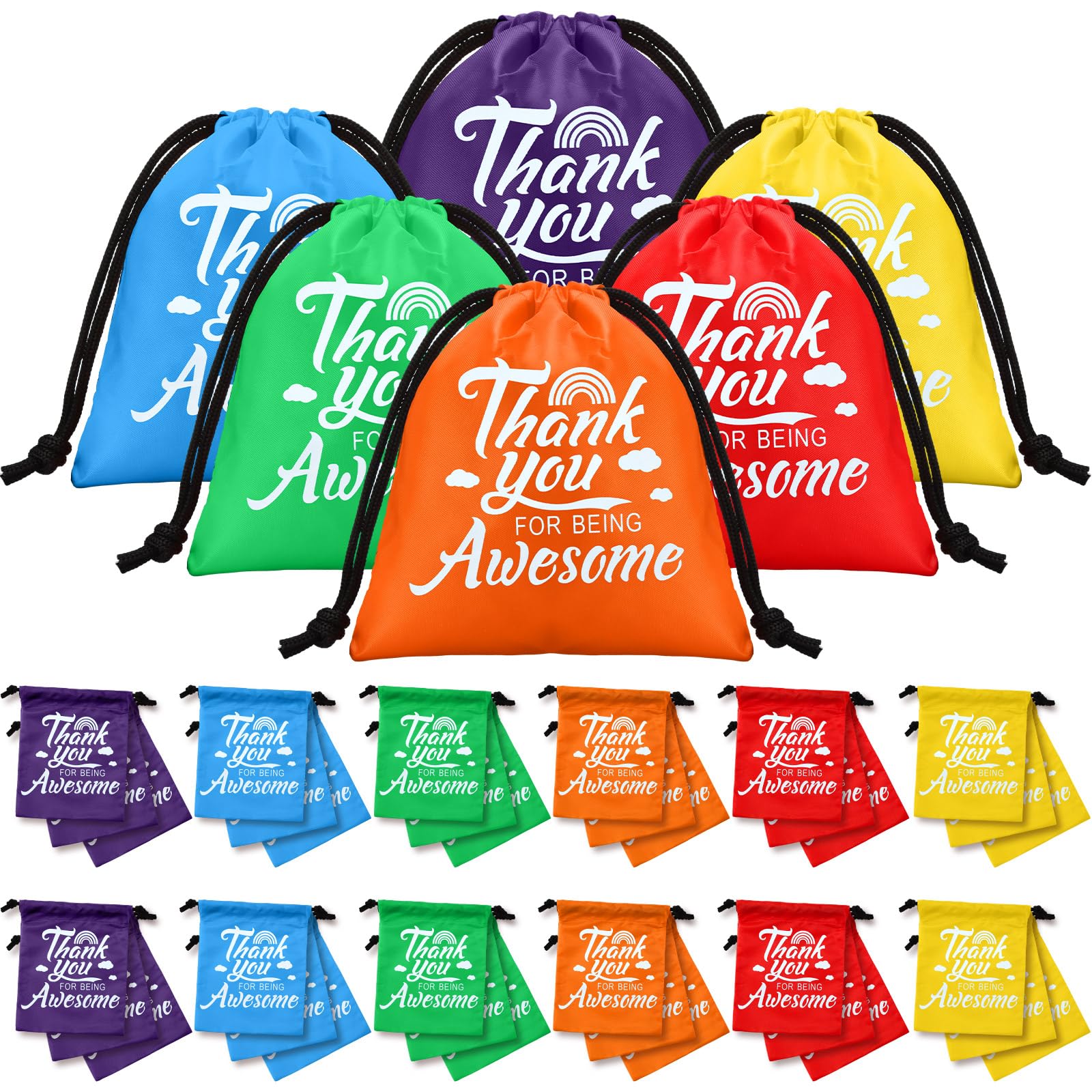 Paterr 48 Pcs Thank OIF8 You Employee Appreciation Gift Bags Thank You ...