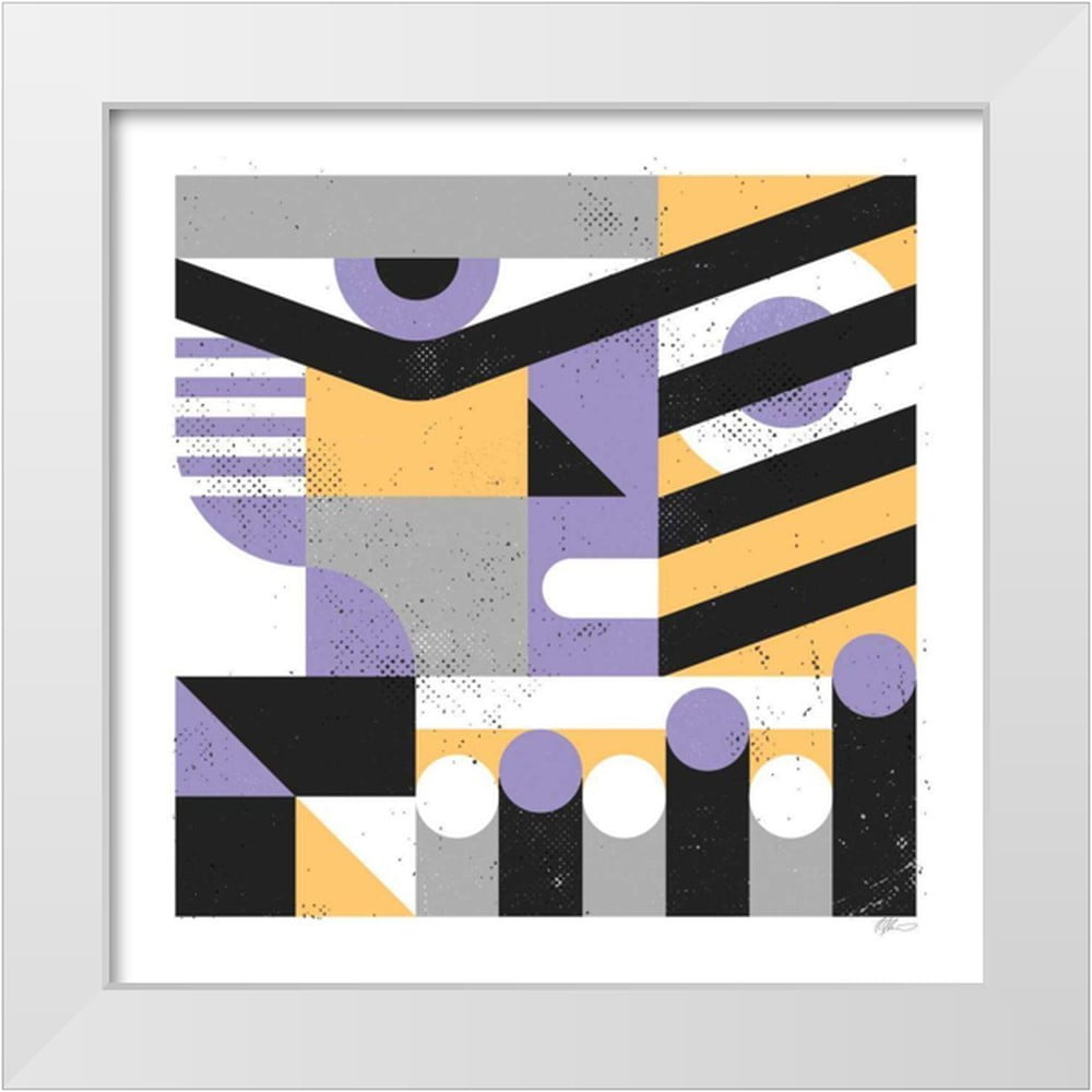 Paterson, Robert John 12x12 White Modern Wood Framed Museum Art Print ...