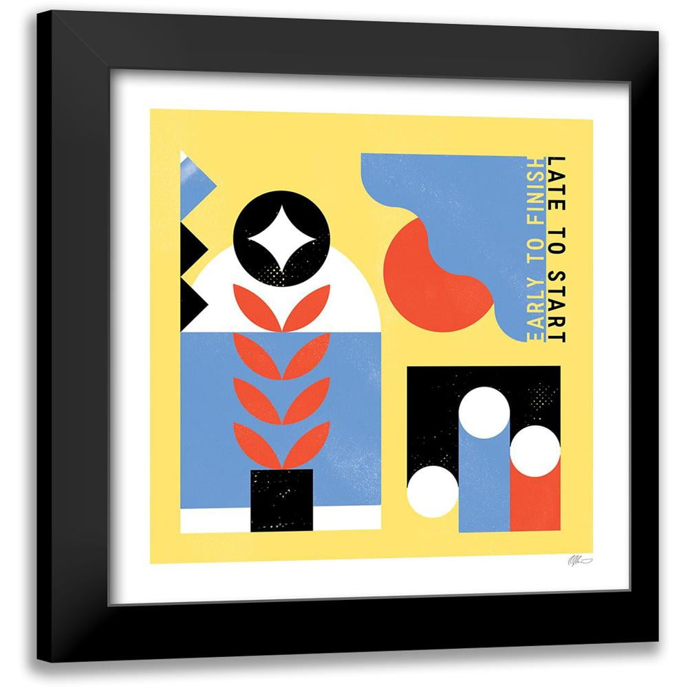 Paterson, Robert John 15x15 Black Modern Framed Museum Art Print Titled ...