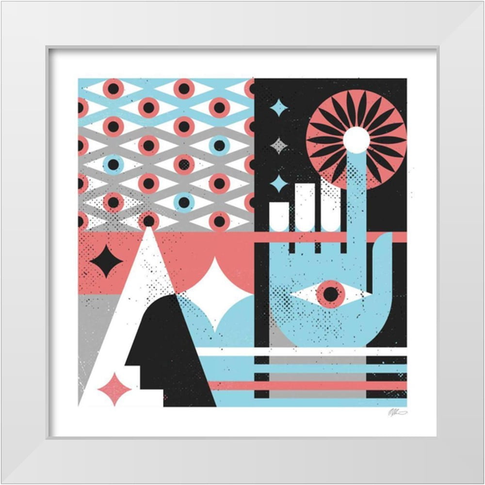 Paterson, Robert John 26x26 White Modern Wood Framed Museum Art Print ...