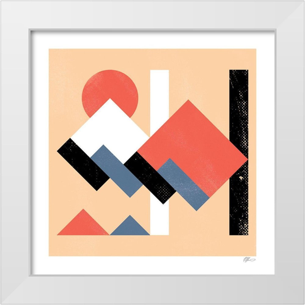 Paterson, Robert John 26x26 White Modern Wood Framed Museum Art Print ...