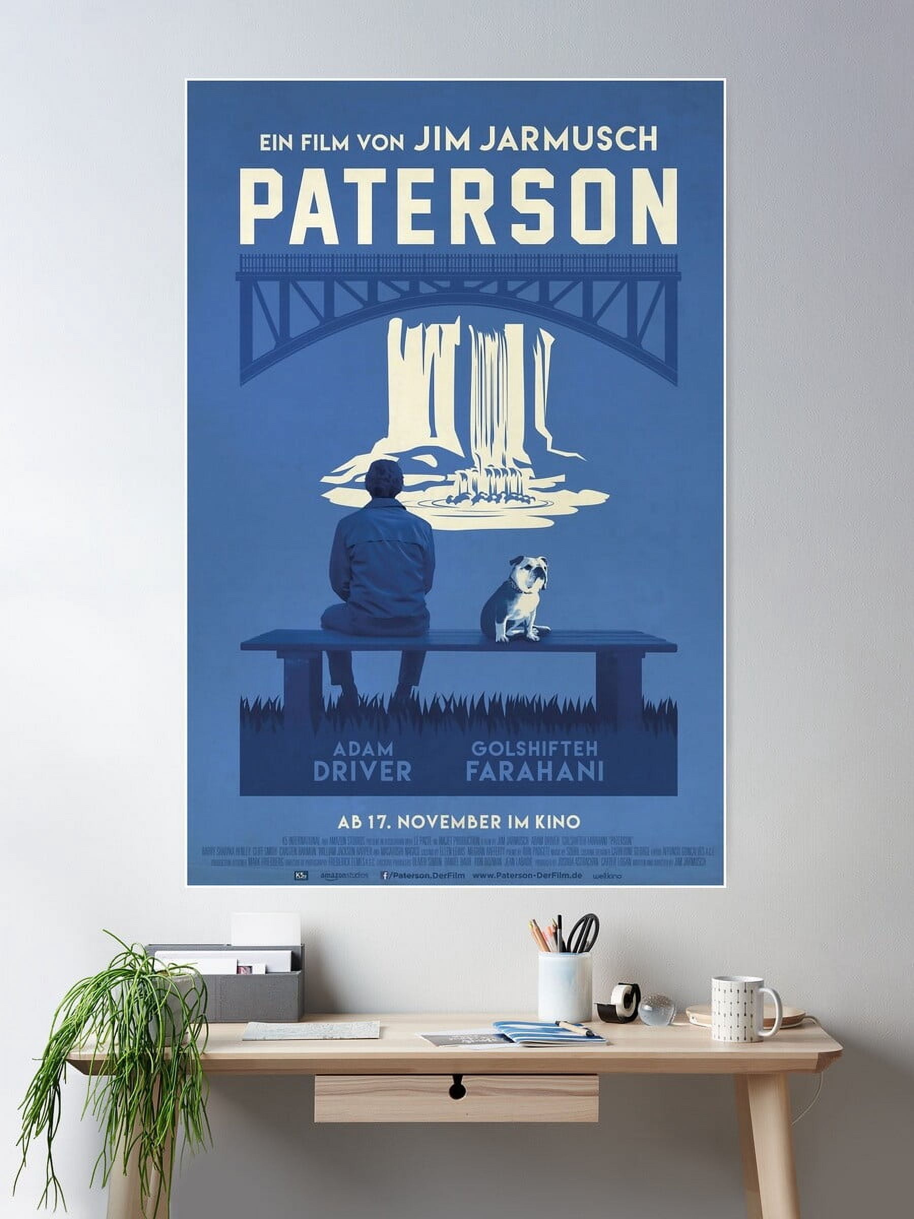 Paterson The Movie Poster Poster Wall Art, Modern Wall Decor For Living ...