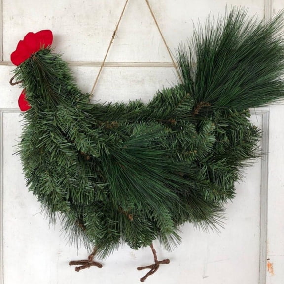 Christmas Chicken Wreath