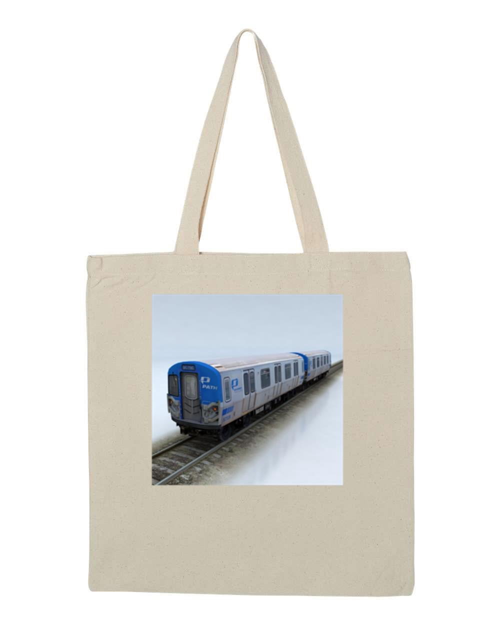 Path 3D Railway Engineering Scene Graphic Tote Bag for Train and Tech ...