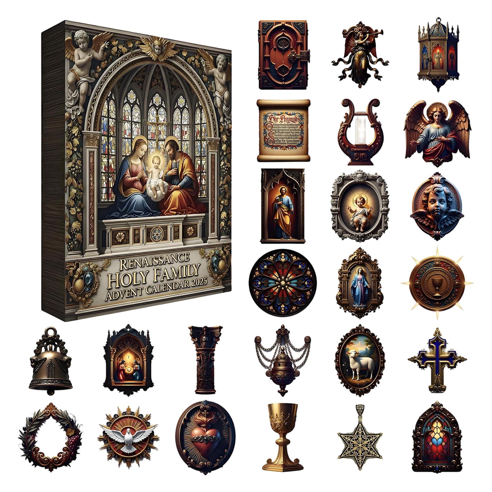 The Path to Bethlehem Advent Calendar, 24 Days Jesus Advent Calendar ...