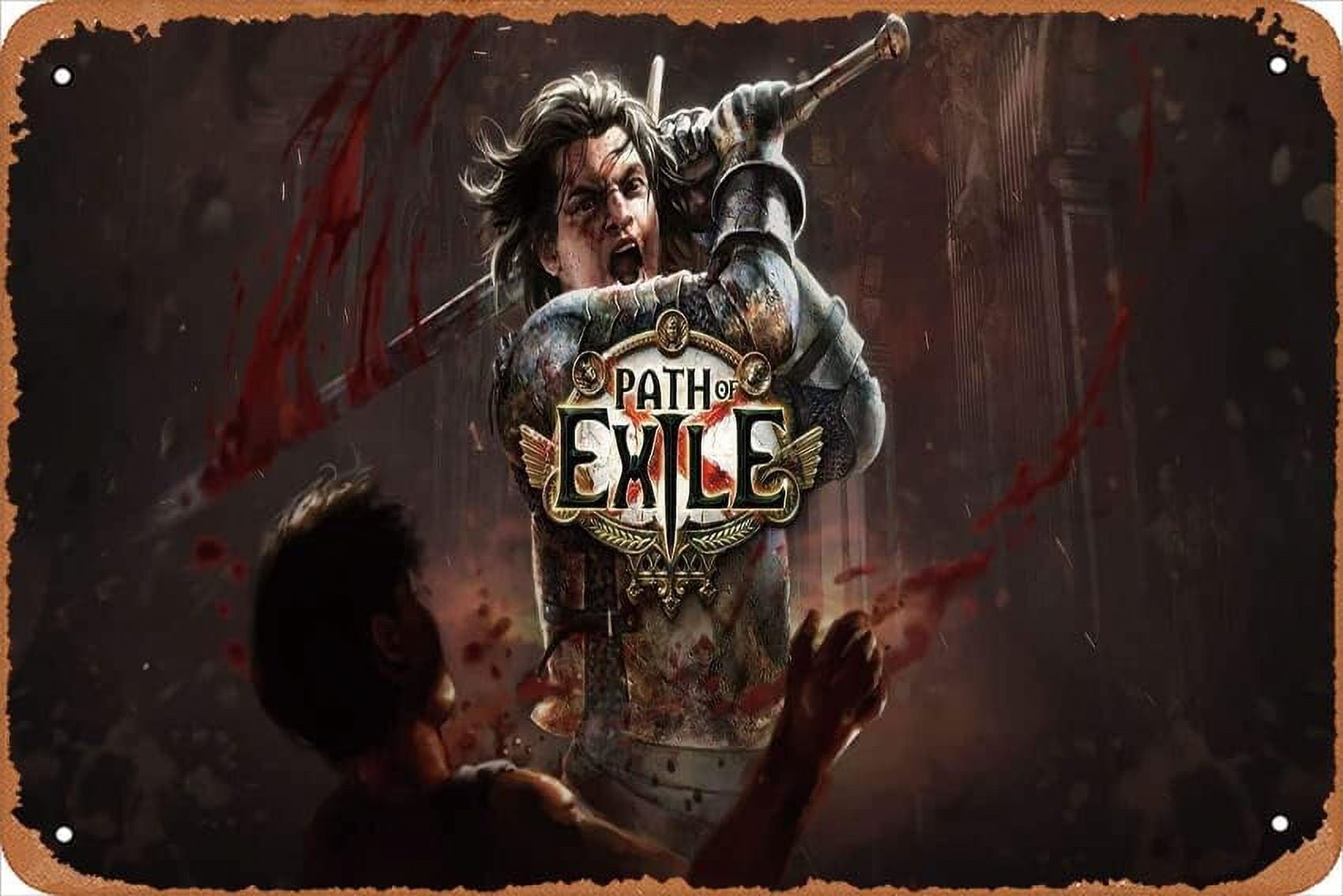 Path of Exile Game Wall Poster Metal Vintage Band Tin Signs Retro 12 x ...