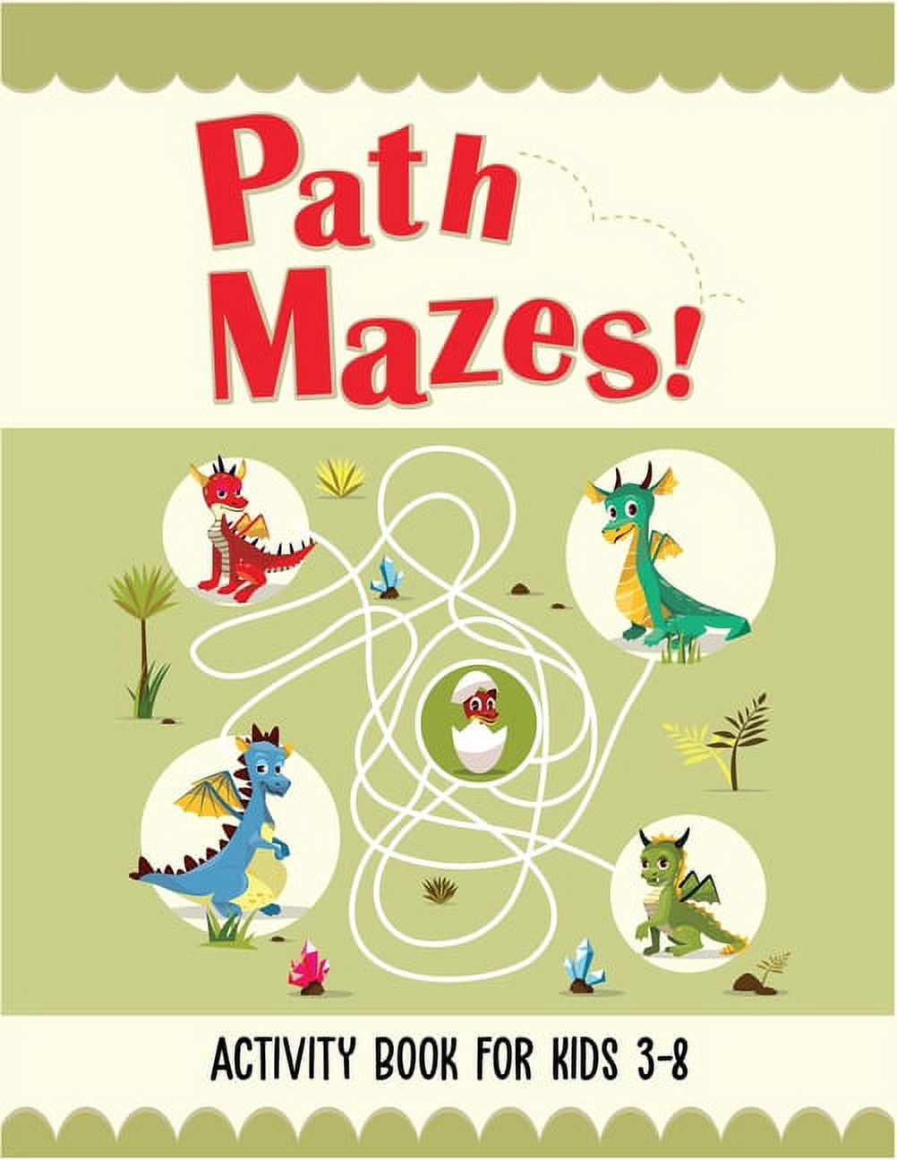 Path Mazes! Activity Book For Kids 3-8: Best mazes for kids ages 3-5,4 ...