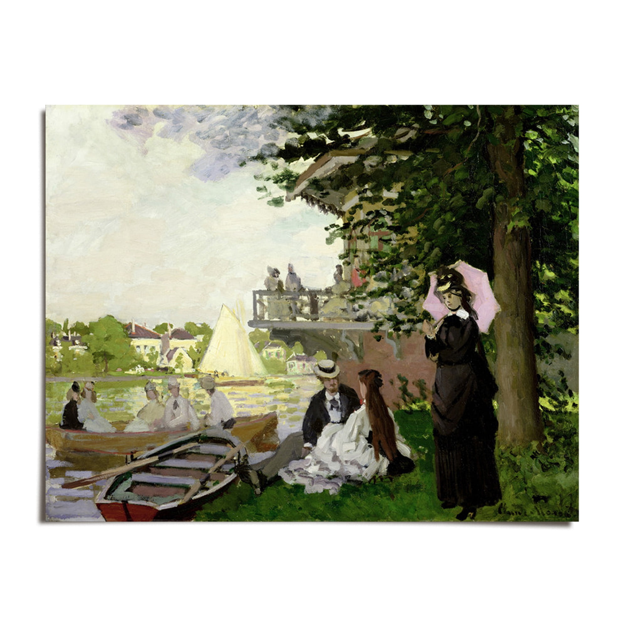 Path through the Vines at Argenteuil - Claude Monet - 11x14 - Wall Art ...