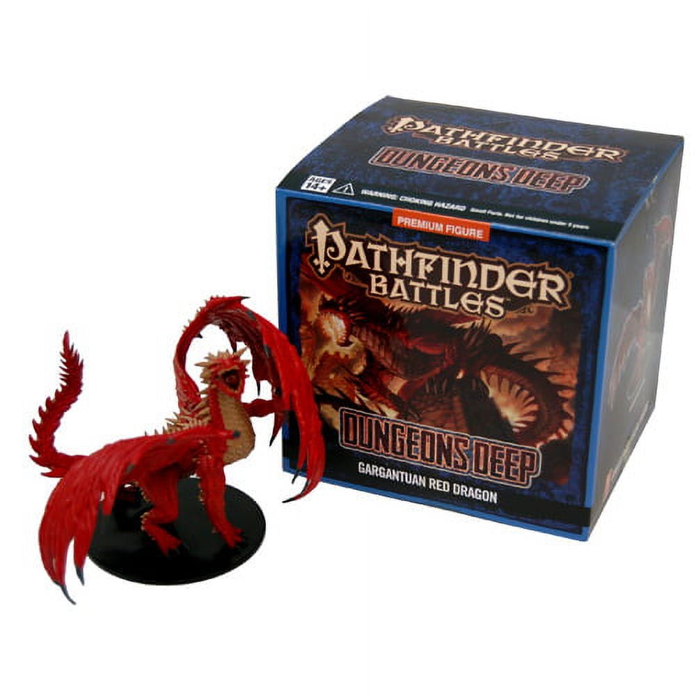 Pathfinder Battles: Dungeons Deep - Gargantuan Red Dragon Promo ...