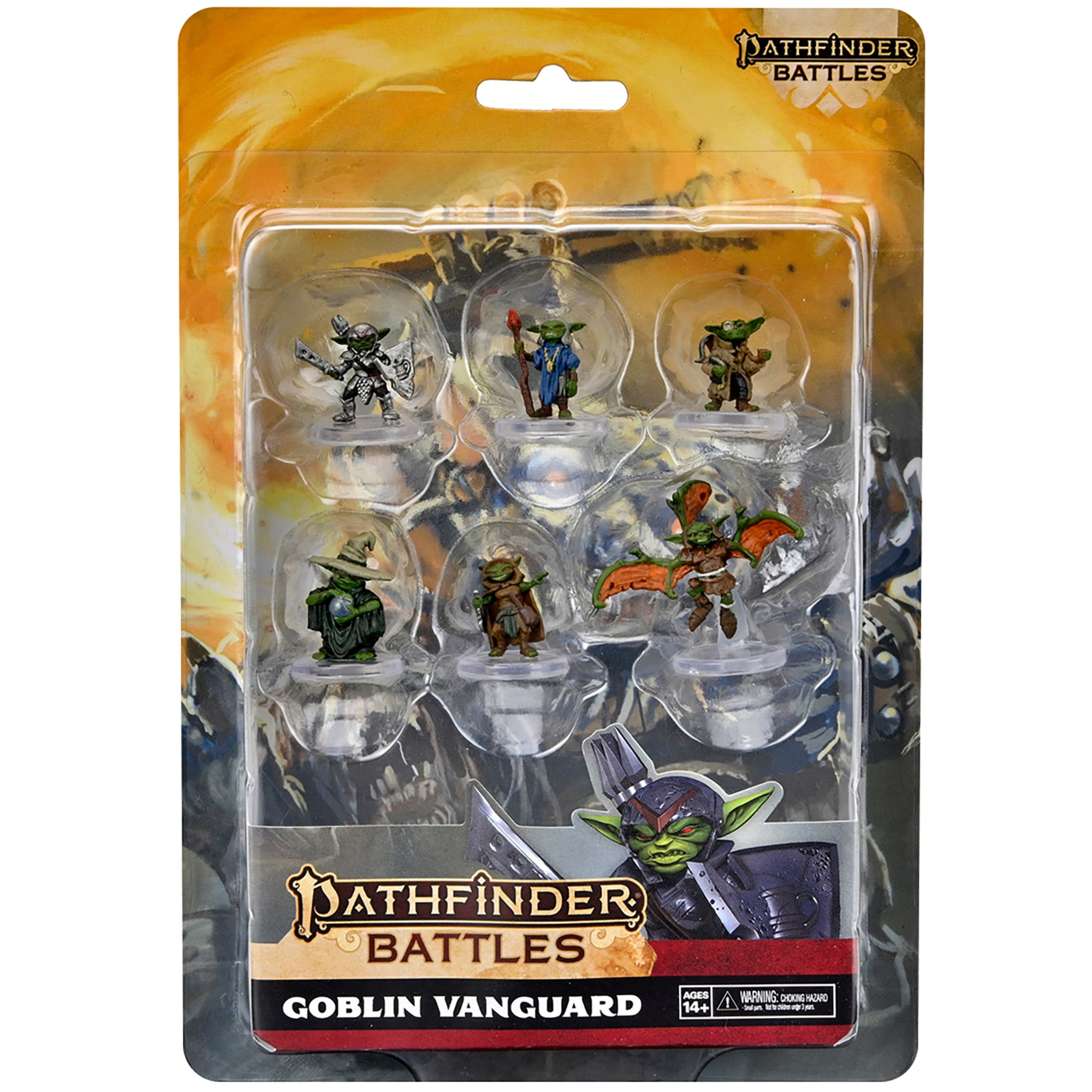 Pathfinder Battles: Goblin Vanguard - 6 Pre-Painted Plastic Miniatures ...