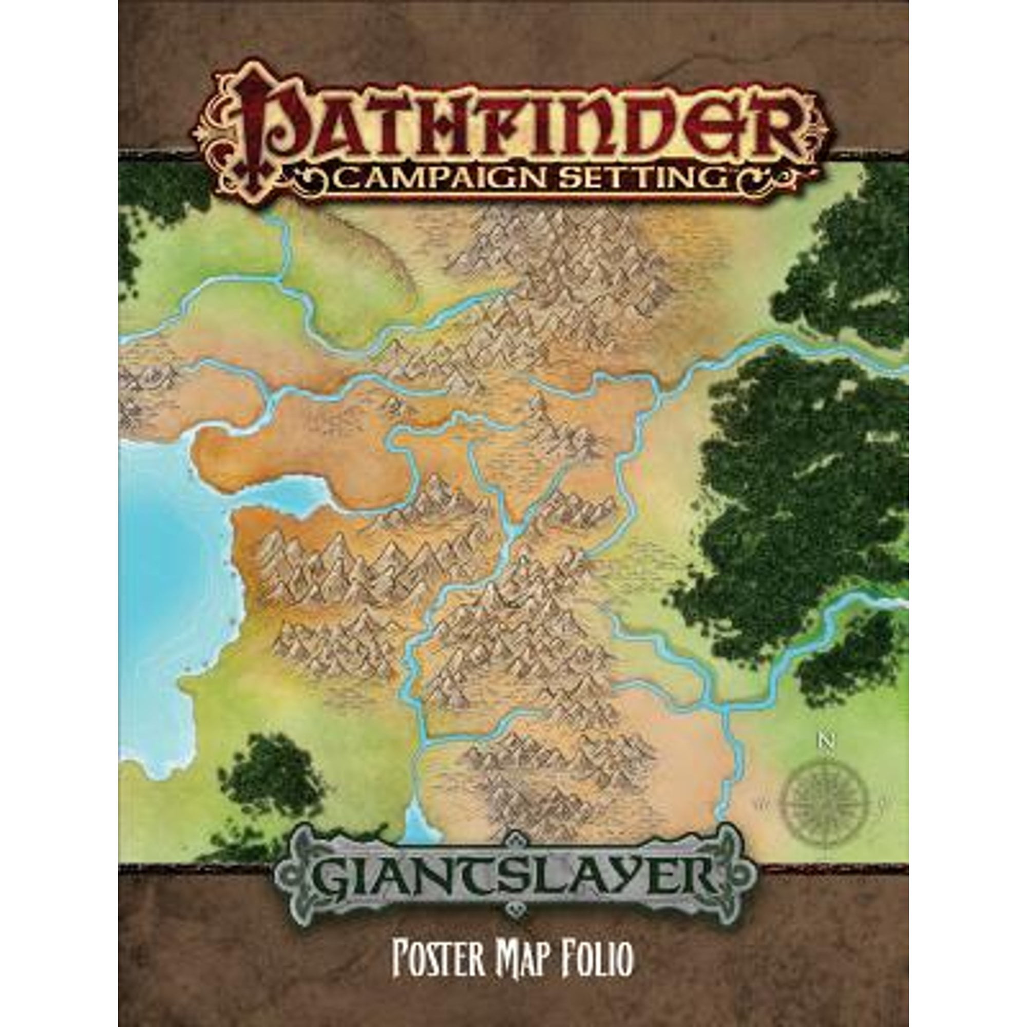 Pre-Owned Pathfinder Campaign Setting: Giantslayer Poster Map Folio ...