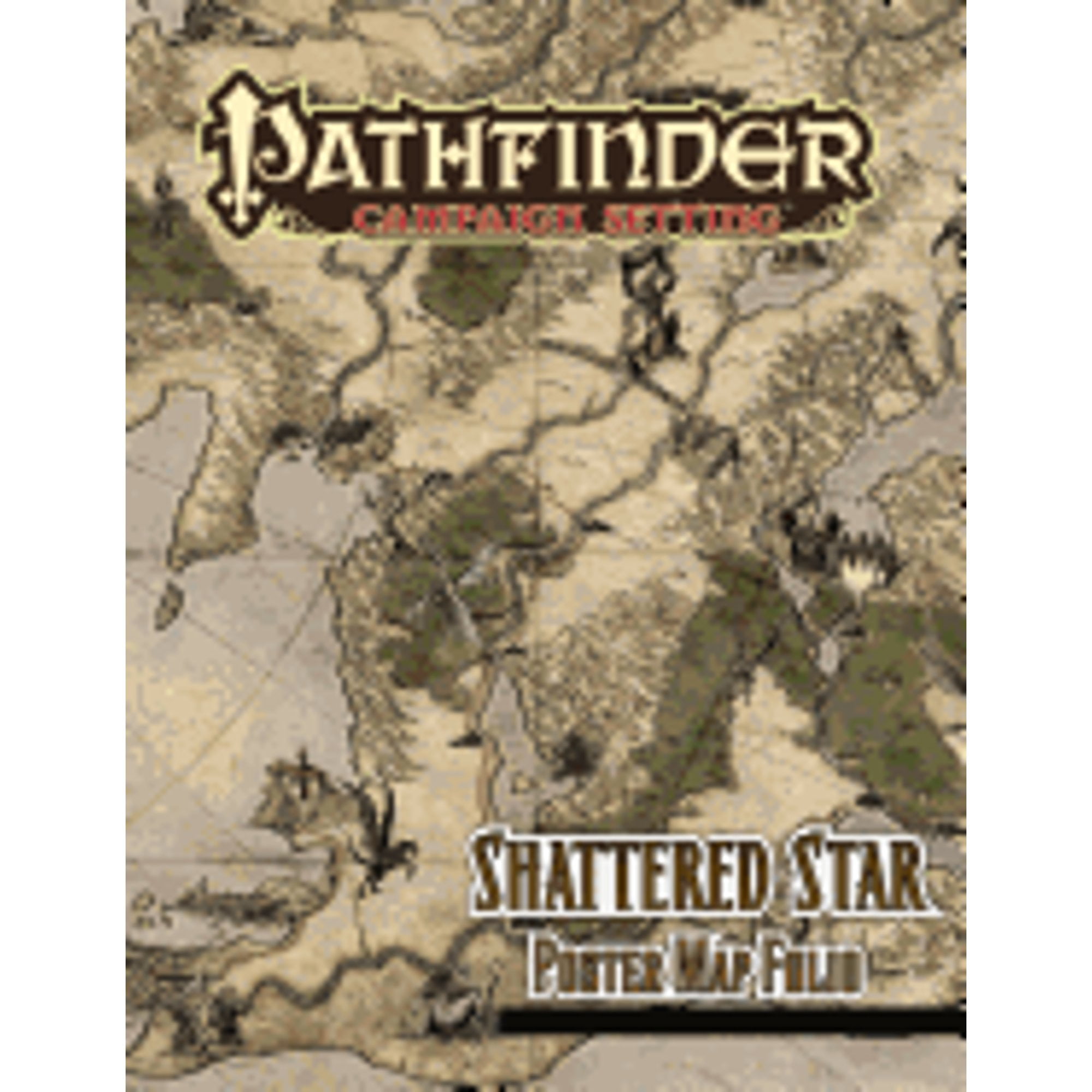 Pre-Owned Pathfinder Campaign Setting: Shattered Star Poster Map Folio ...