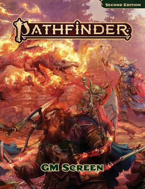 Pathfinder Rpg: Pathfinder Core GM Screen (P2), (Hardcover) - Walmart.com