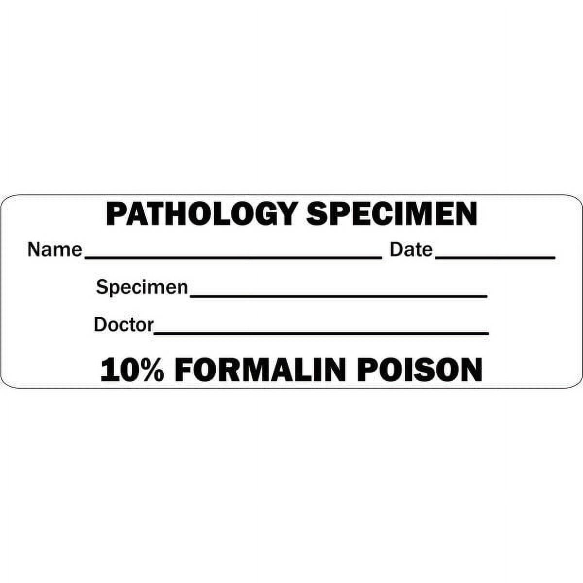 'Pathology Specimen' Medical Labels - Walmart.com