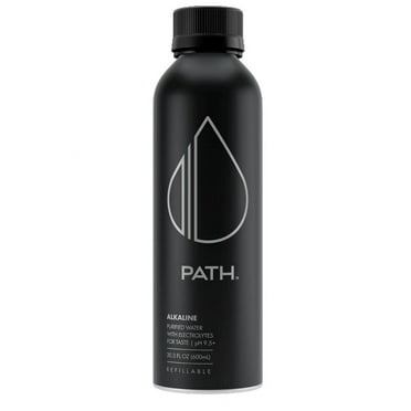 PATH Water, Purified Bottle Water in Reusable Aluminum Bottle, 20.3oz ...