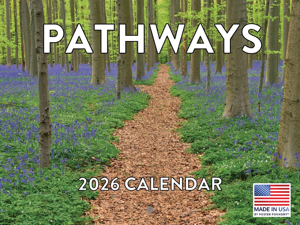 Pathway Nature Calendar 2026 Wall - Walmart.com