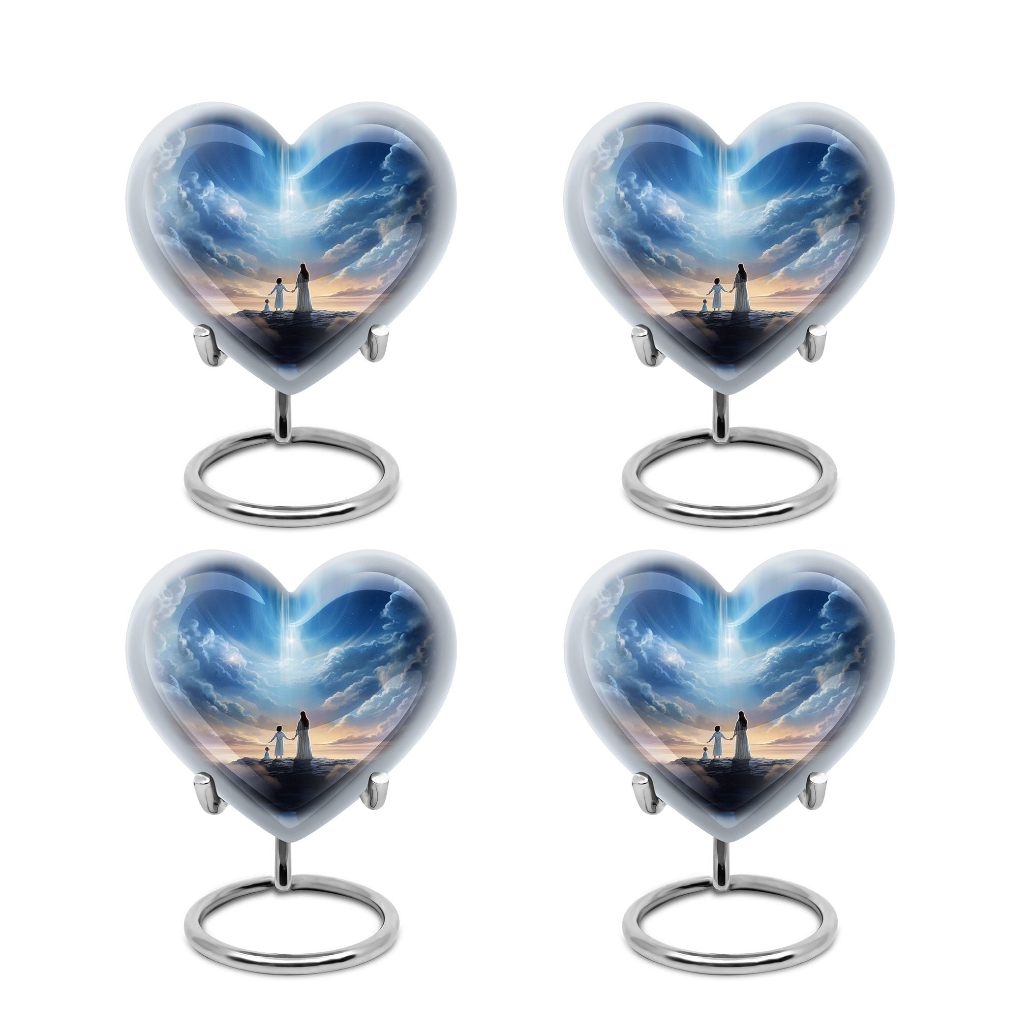 Pathway To Infinite Small Urns For Ashes Adult Female - Heart Mini ...