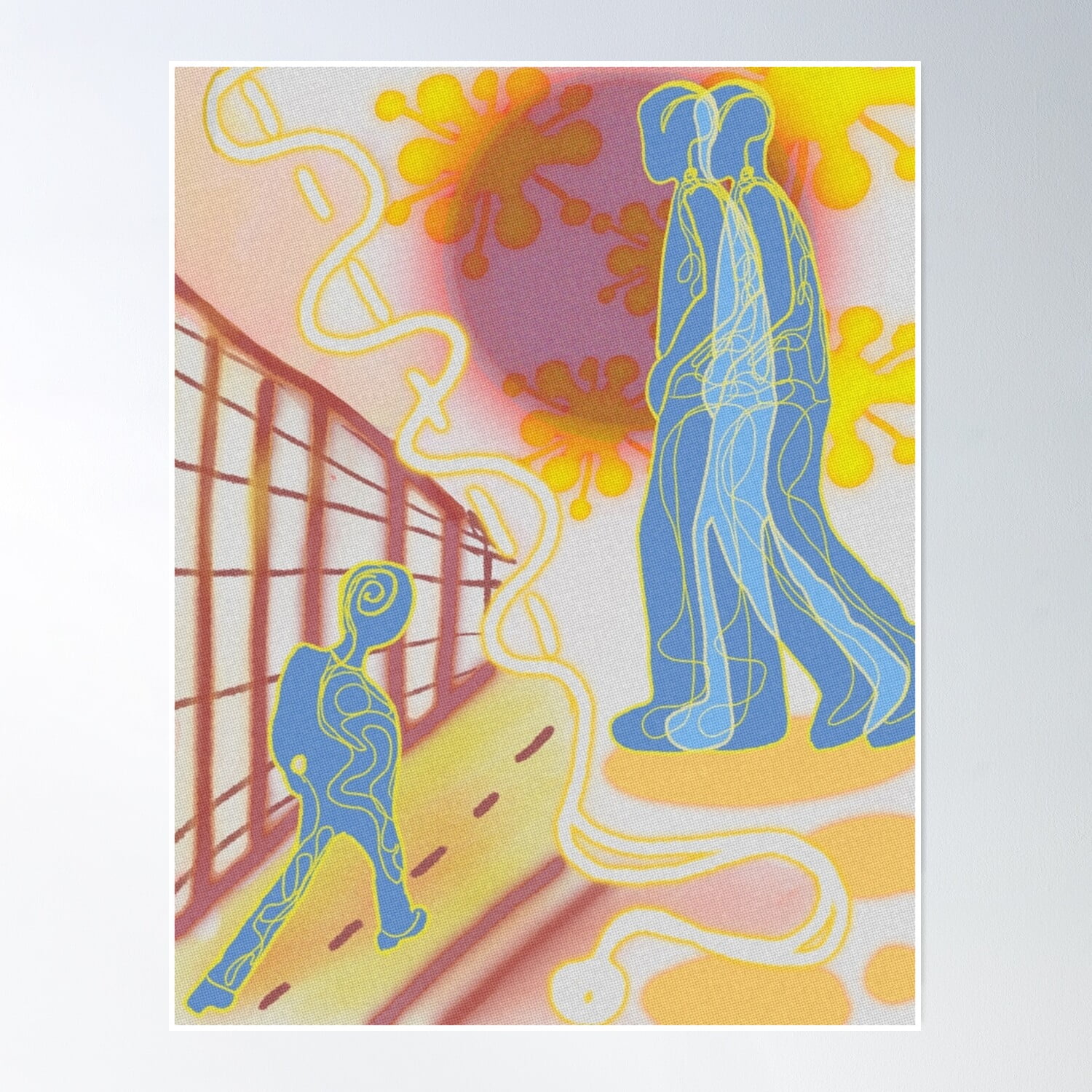 Pathways Poster Wall Art, Modern Wall Decor, 8x12 UNFRAMED - Walmart.com
